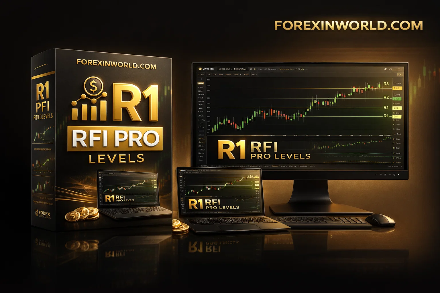 RFI Levels PRO MT4 Indicator Download link inside